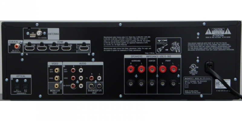 Sony STR-DH540 : Receiver : AZONE
