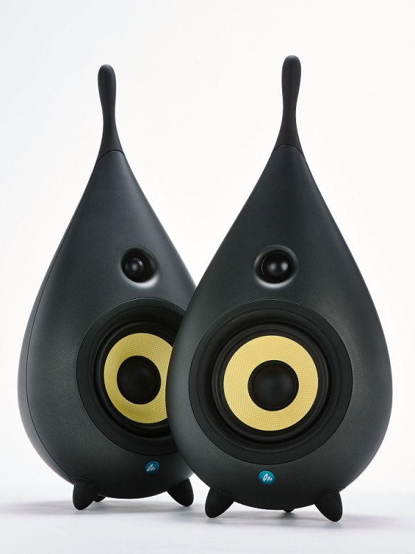 Scandyna The Drop Schwarz Matt : Regallautsprecher : AZONE