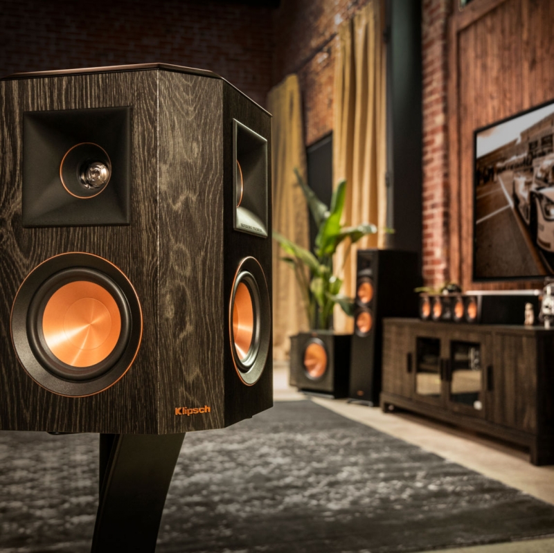 Klipsch RP-502S Walnut Vinyl : Regallautsprecher : AZONE